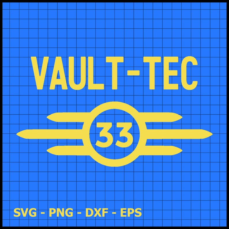 Vault 33 svg, Dxf, Eps, Png Digital Download - Etsy