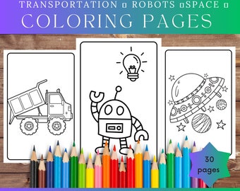 40 Boys Coloring Pages: Coloring for Boys, Printables Pages for Boys ...