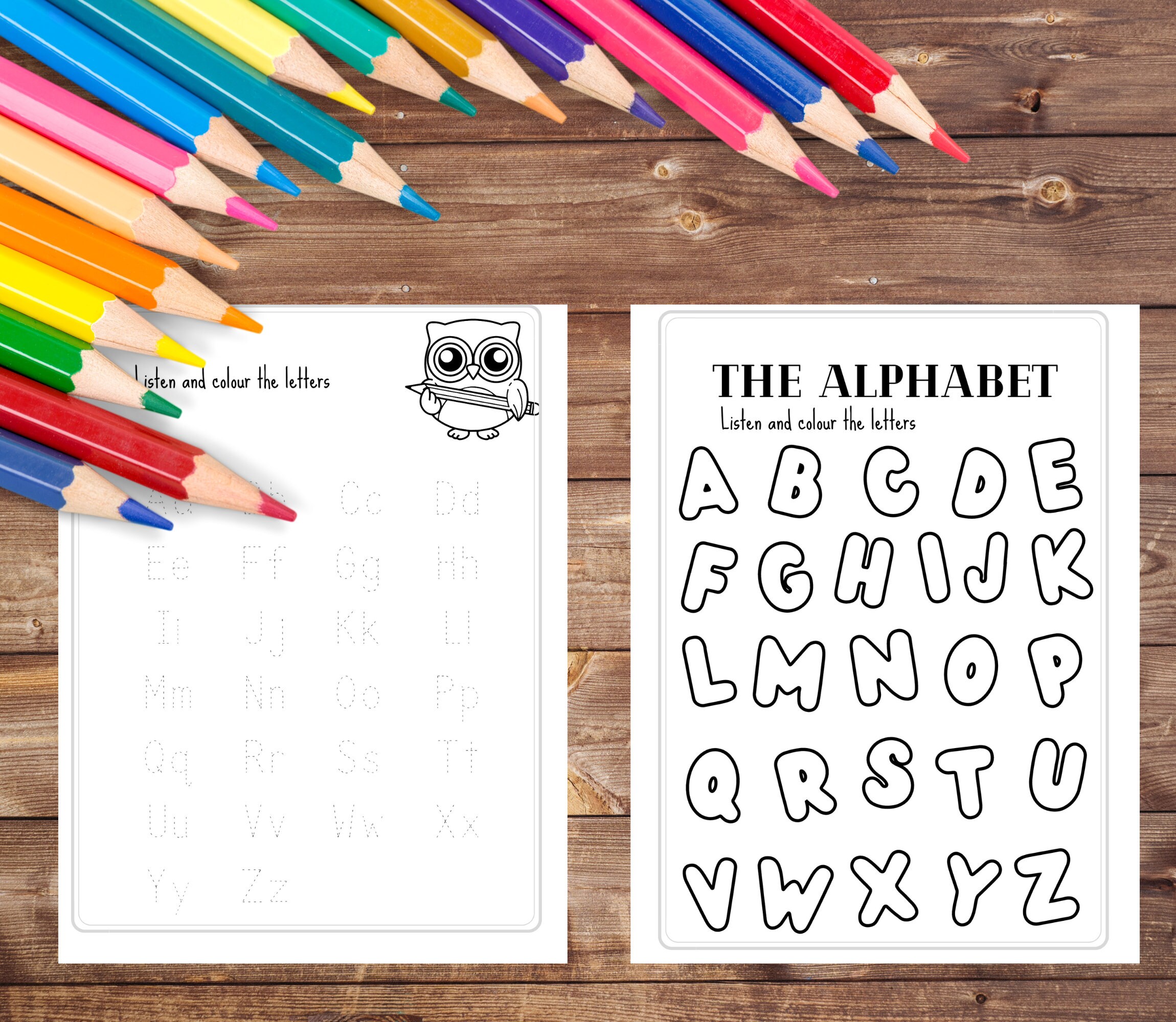 ABC Coloring Page for Kids Babys First Game Alphabet Classroom, School ...