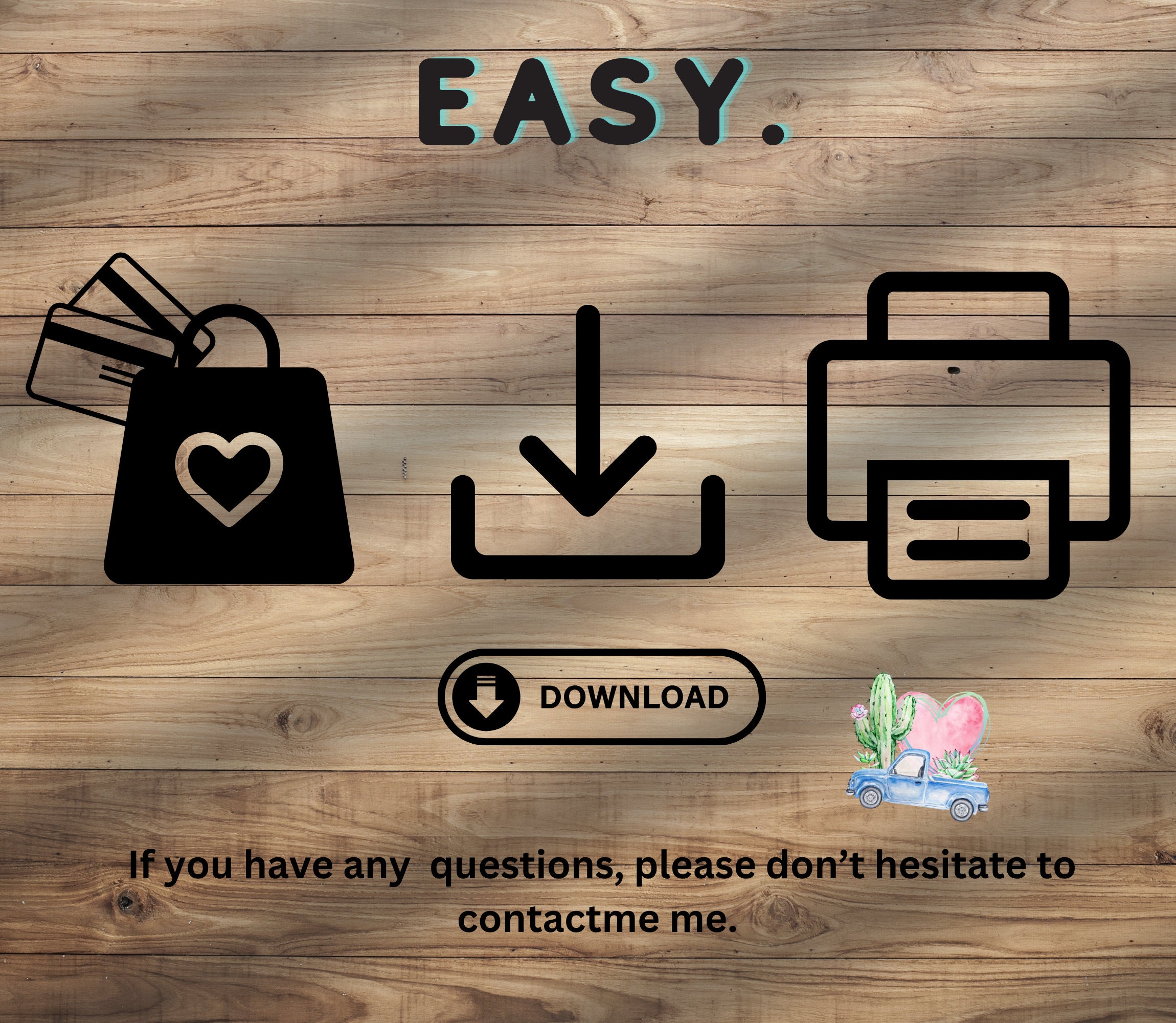 Floral Cactus & Succulent Coloring Gages, Printable PDF, Botanical ...