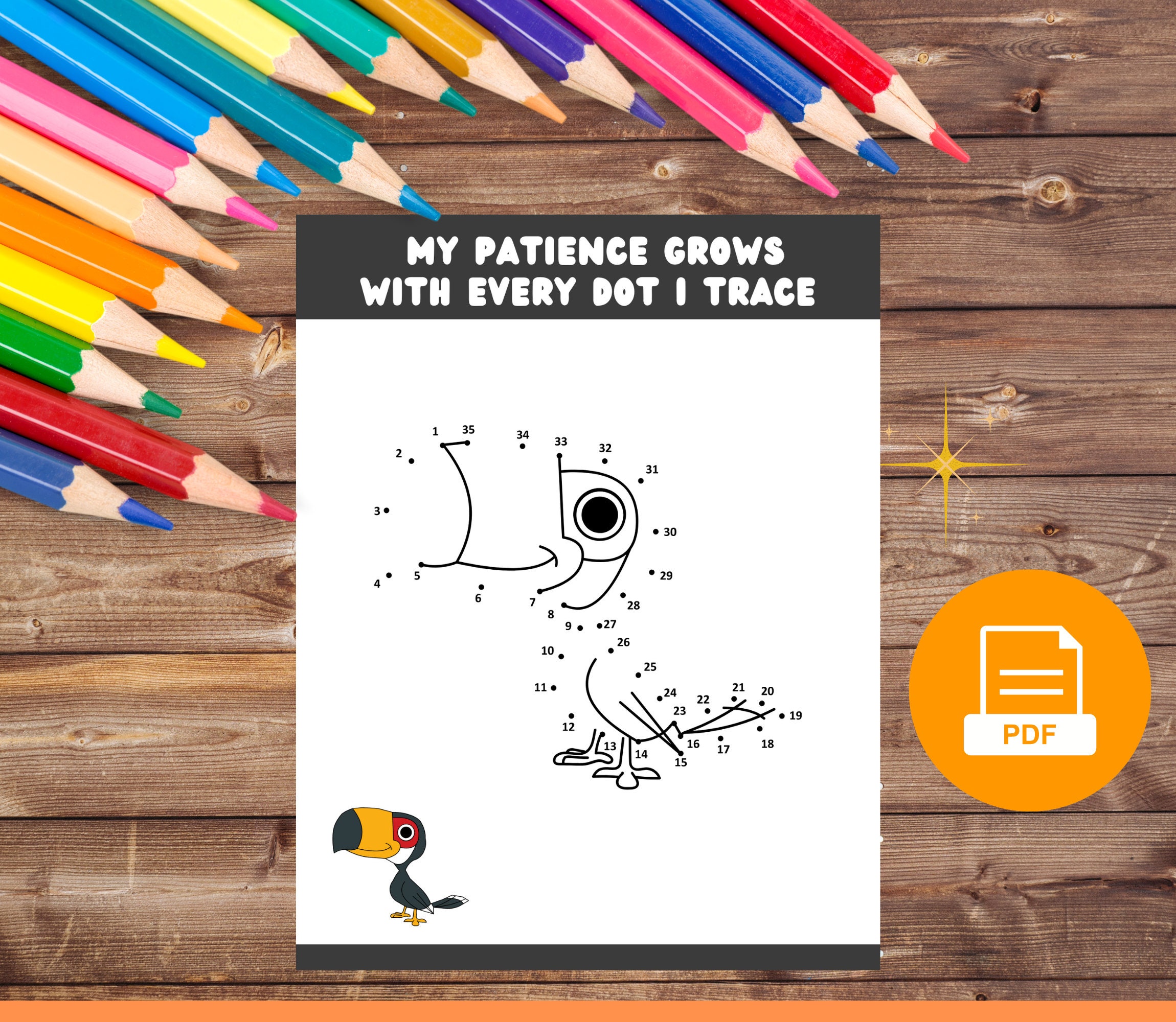 Dot to Dot Animal Coloring Pages With Affirmations, Kids Activity Book ...
