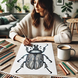 Bug Mandala Coloring Book PDF for All Ages - Simple and Intricate ...