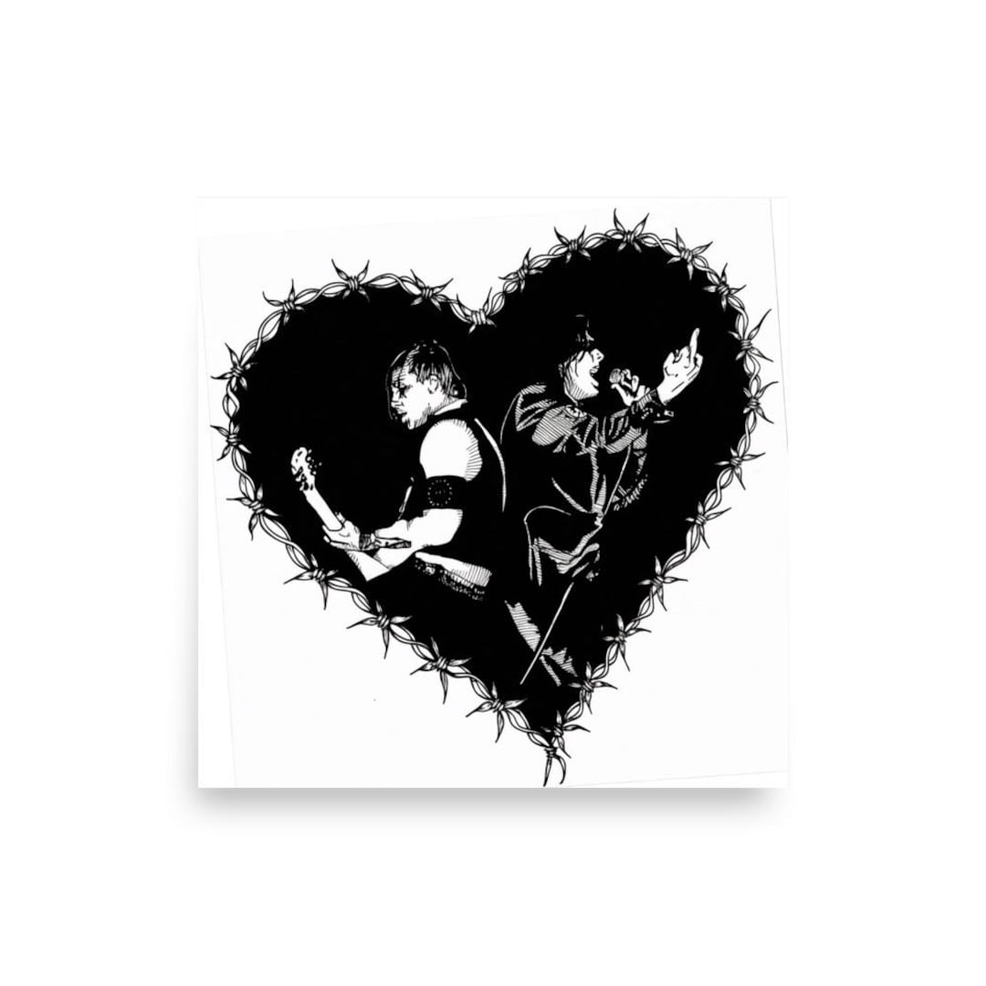 Revenge Inspired Fan Art Emo Band Poster Art Print 10"x10" - Etsy