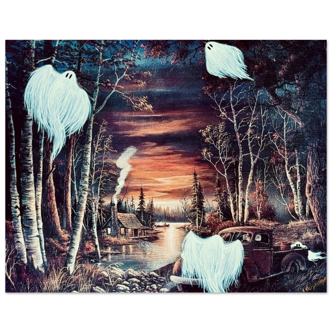 Haunted Cabin Art Print, 8" X 10" or 11" X 14" - Etsy