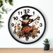 Vintage Witch Wall Clock Cottagecore Clock Gift for Witch Lovers ...