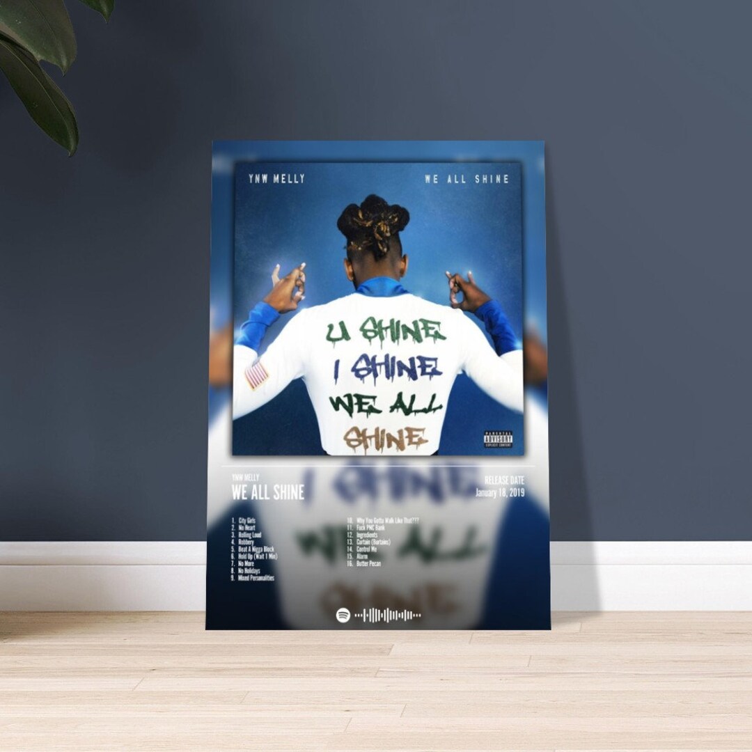 YNW Melly Poster We All Shine Poster We All Shine Album - Etsy