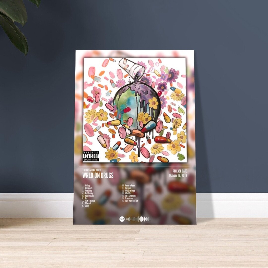 Juice WRLD Poster Juice WRLD Poster World on Drugs Album - Etsy