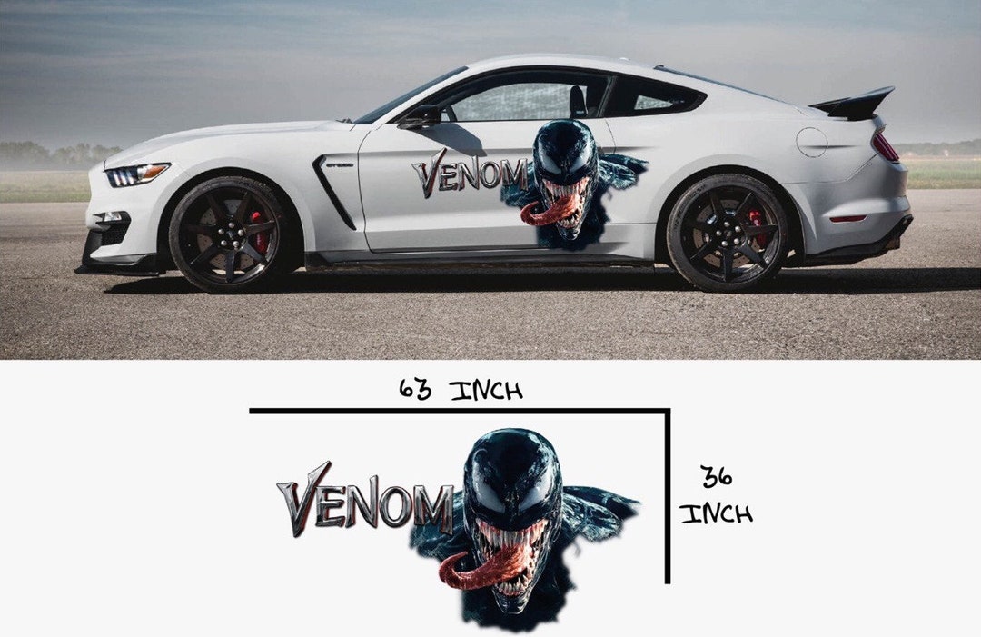 Venom Car Decal Cast Vinly Wrap Universal Size Sticker - Etsy