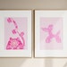 Pink Preppy Gallery Wall Art Set of 10 | Trendy Retro Wall Art Set ...