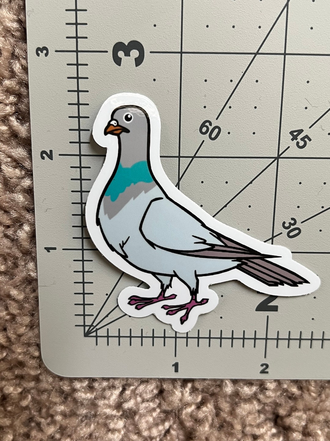 Pigeon Mike Tyson Mysteries Vinyl Sticker - Etsy