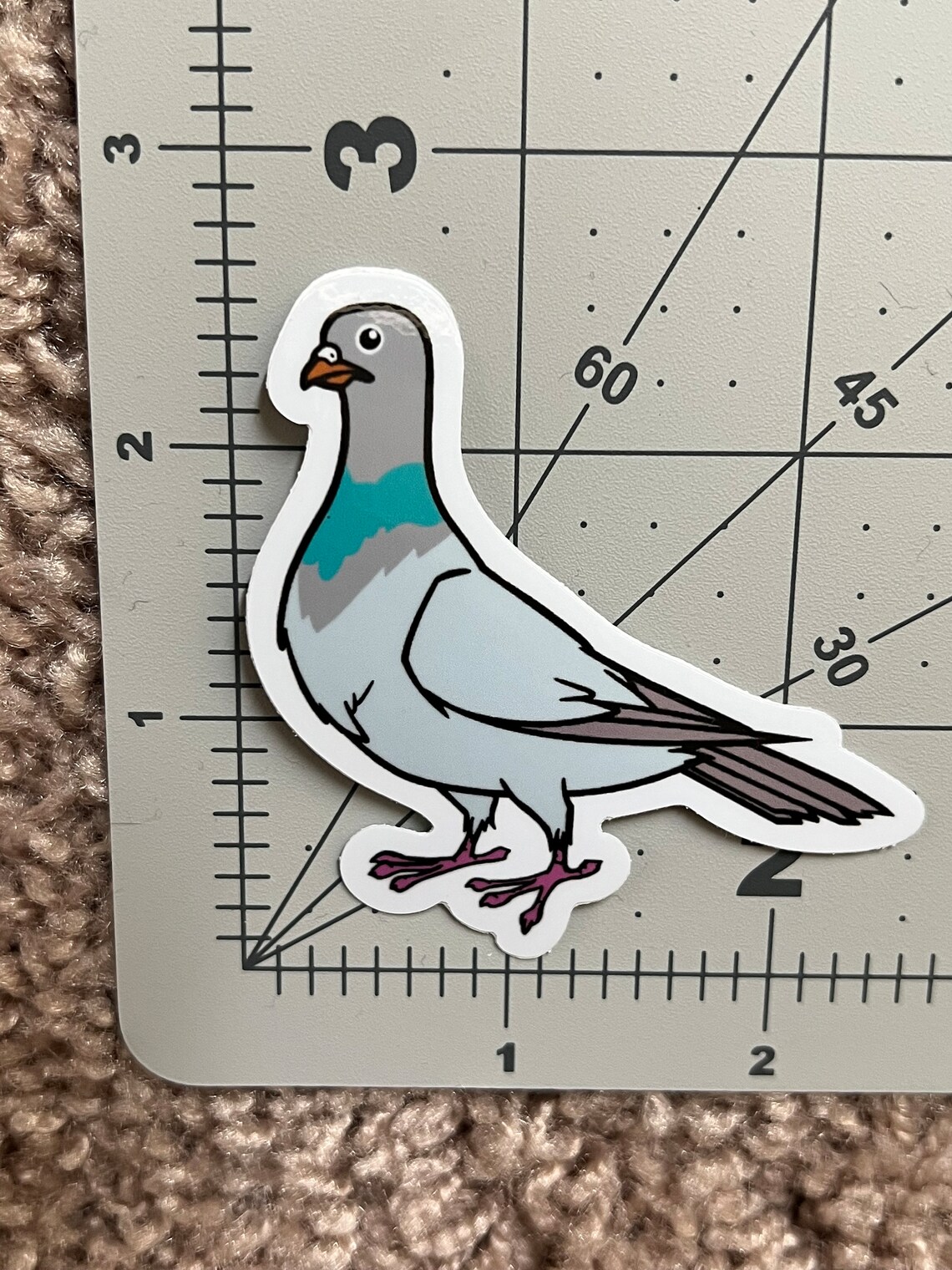 Pigeon Mike Tyson Mysteries Vinyl Sticker - Etsy