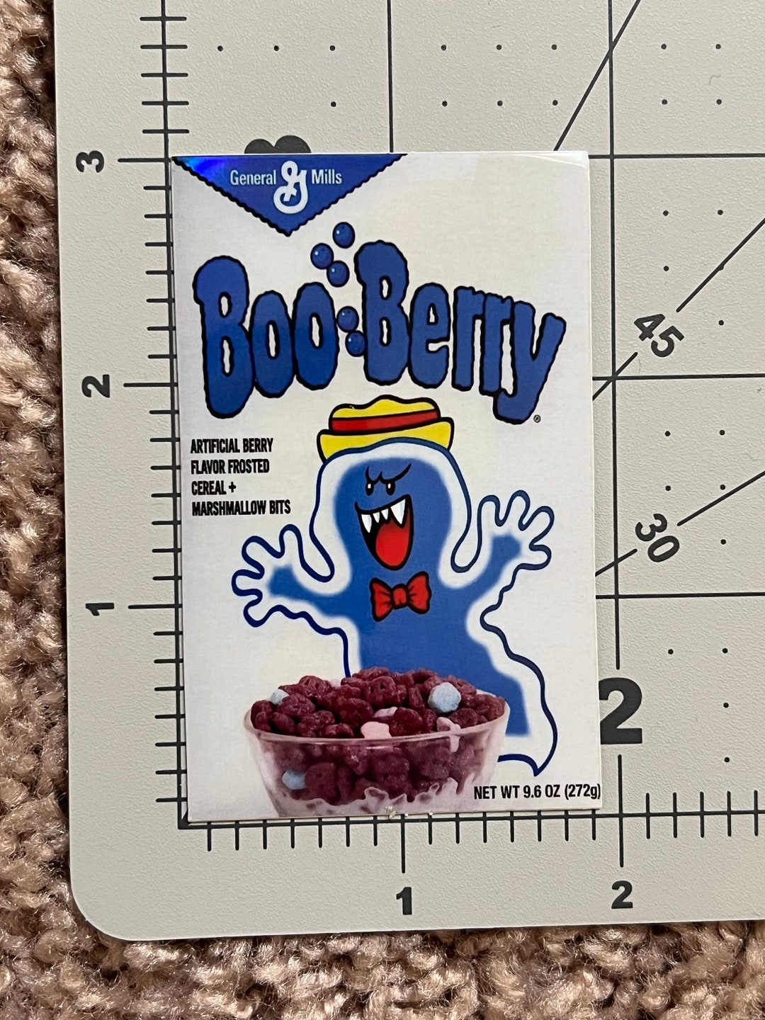 Super Mario Boo Berry Cereal Holographic Vinyl Sticker - Etsy