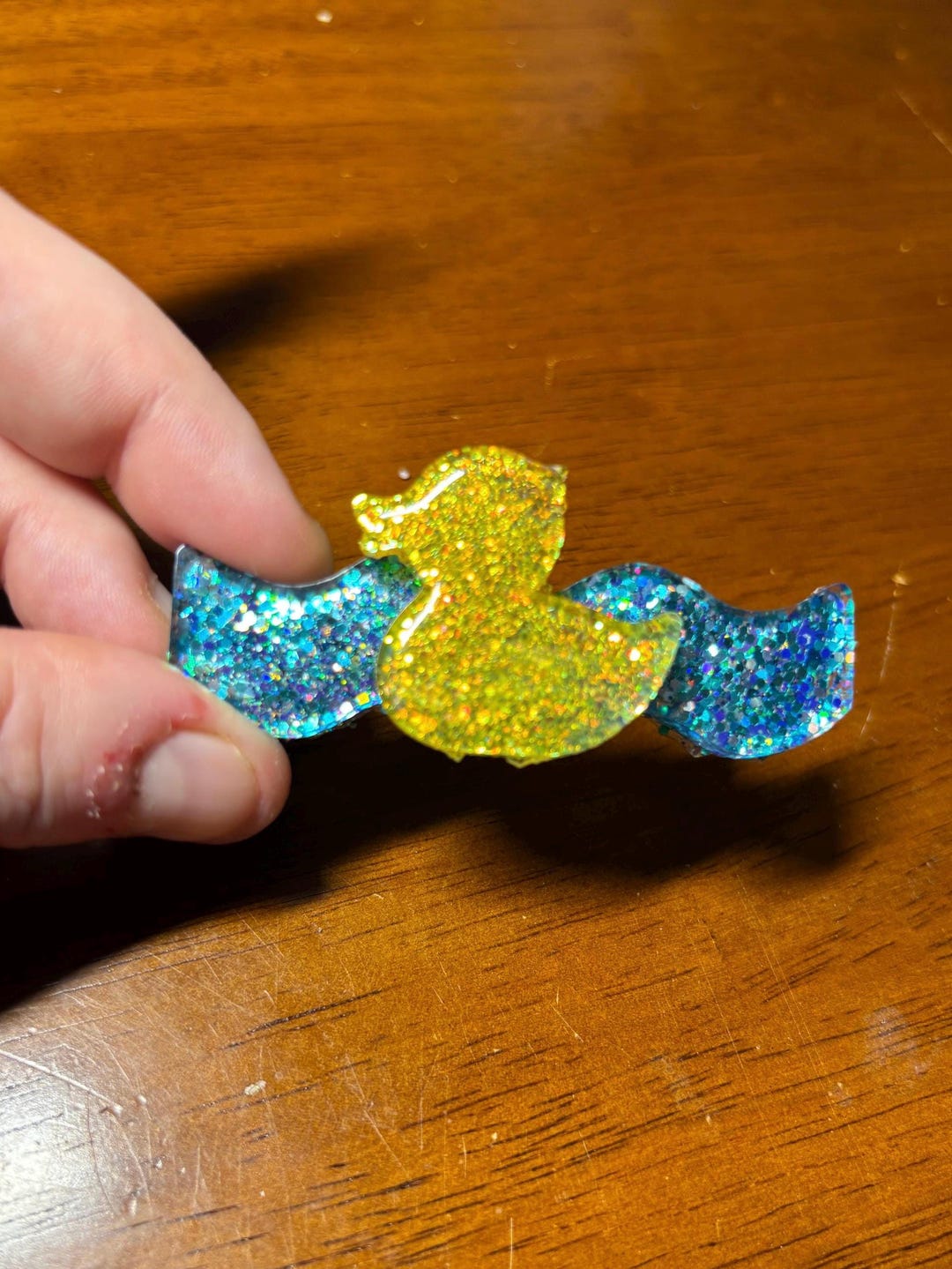Hair Clip - Rubber Ducky Handmade Hair Accessory - Etsy