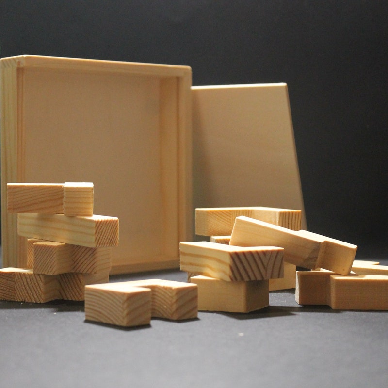 Wooden Logic Puzzles - Etsy
