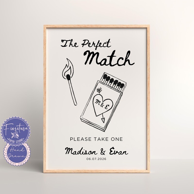 Wedding Matches - Etsy