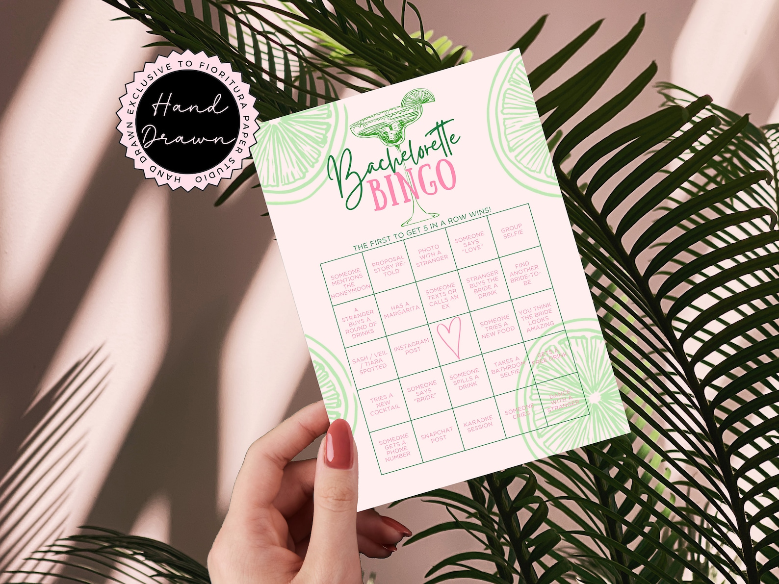Margs & Matrimony Bachelorette Bingo Game for Hen's Party Template ...