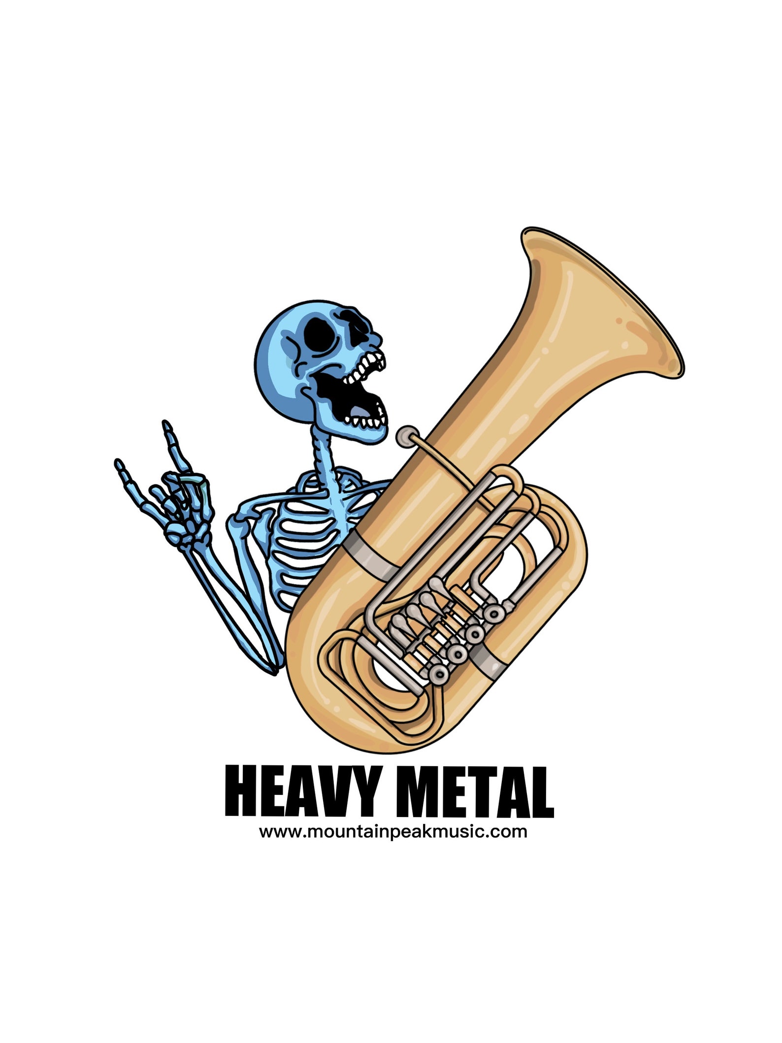 Tuba Sticker: Heavy Metal - Etsy