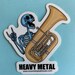Tuba Sticker: Heavy Metal - Etsy