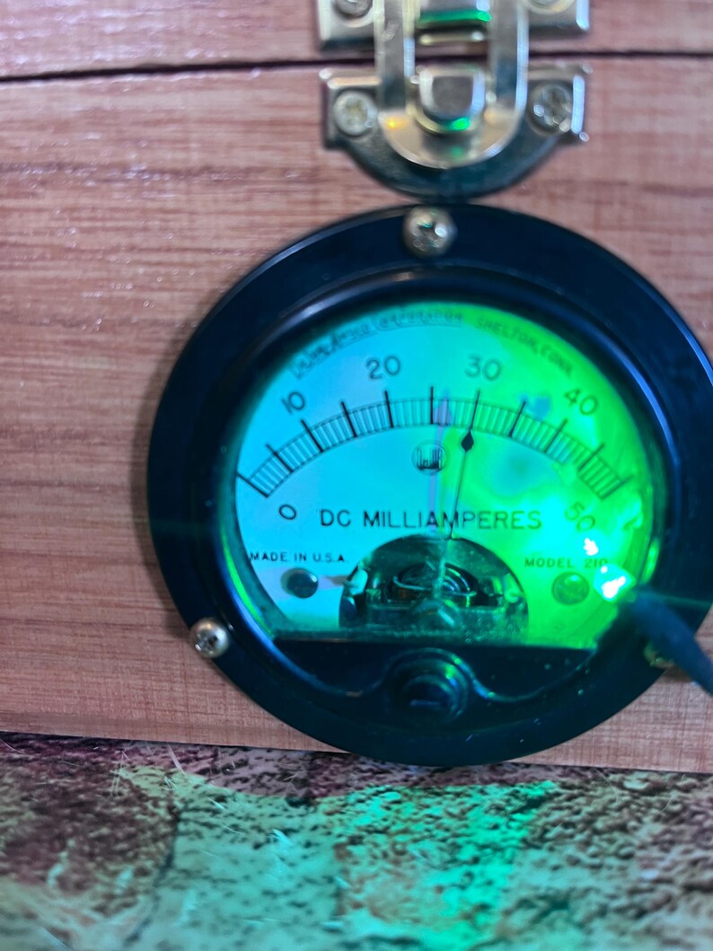 Nixie Clock IN-14 Retro Steampunk. De Forest U.S. Navy 10 Rgb Lit ...