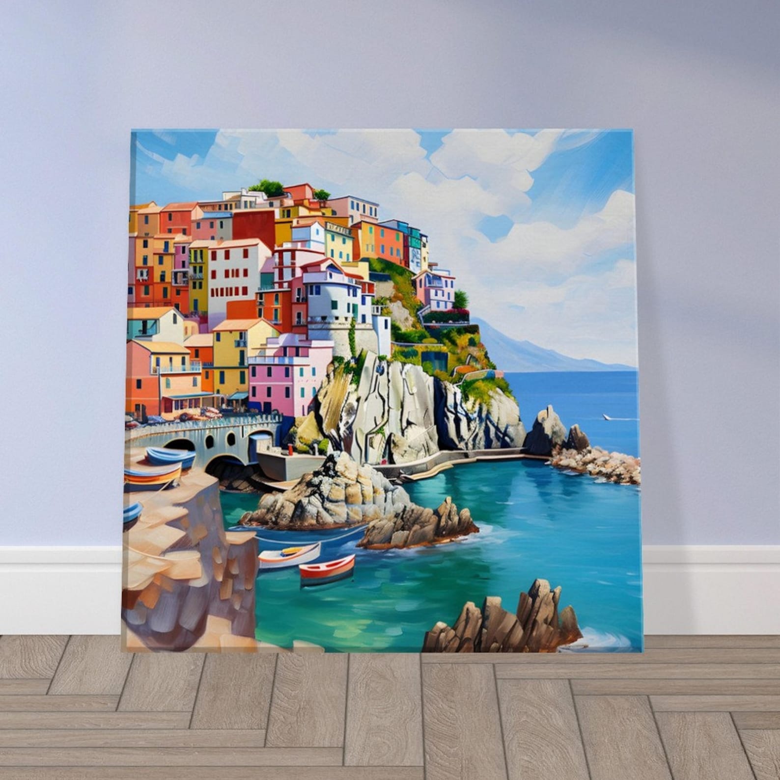 Manarola, Cinque Terre Canvas Print - Etsy