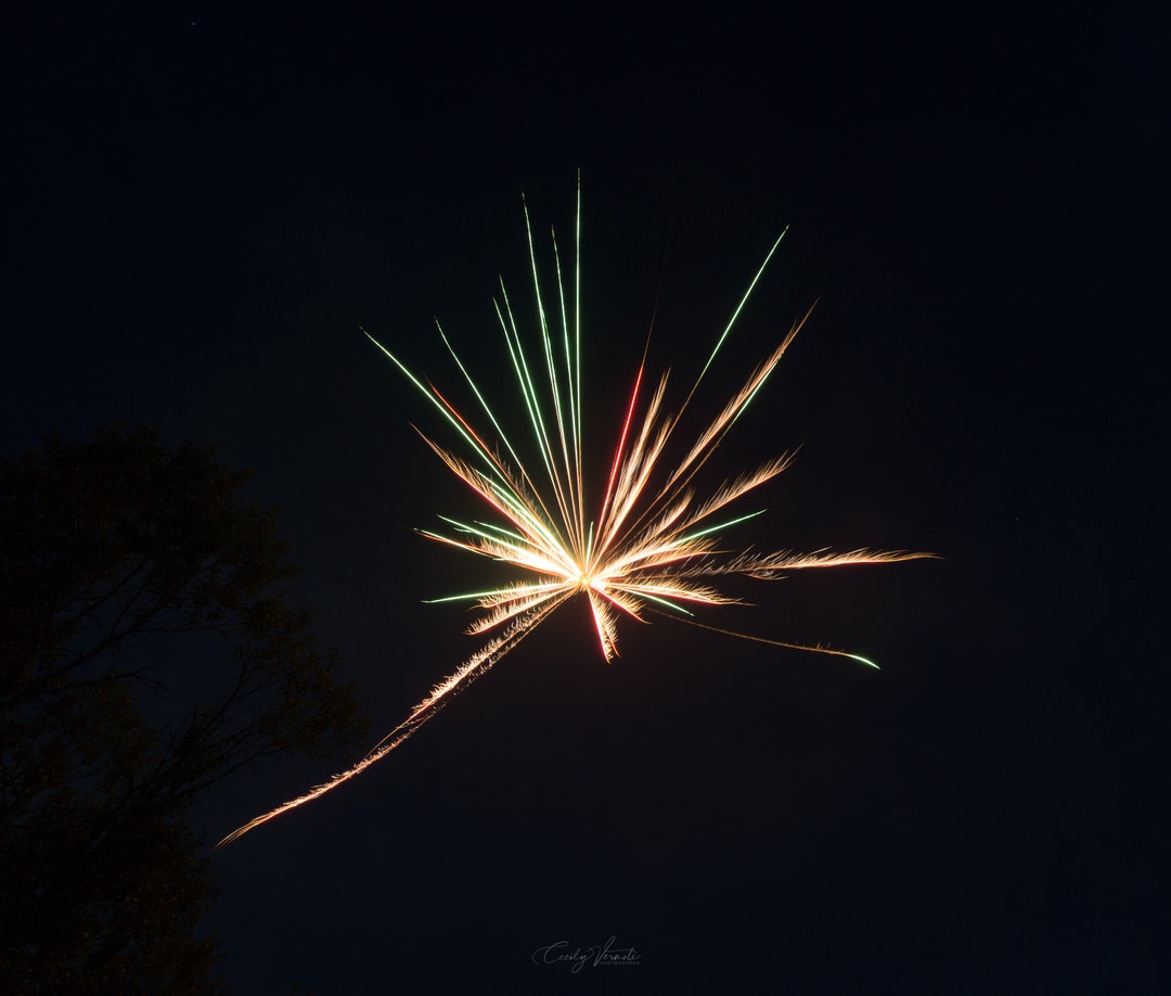 Fireworks Falling - Etsy