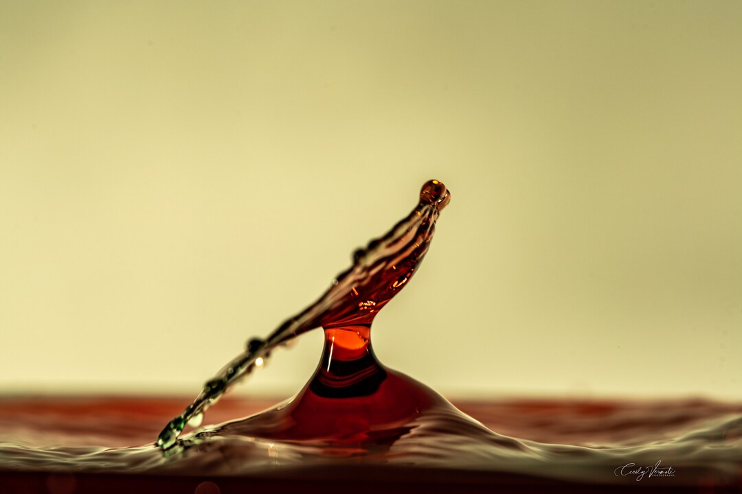 Tipped Hat Water Drop Collision - Etsy