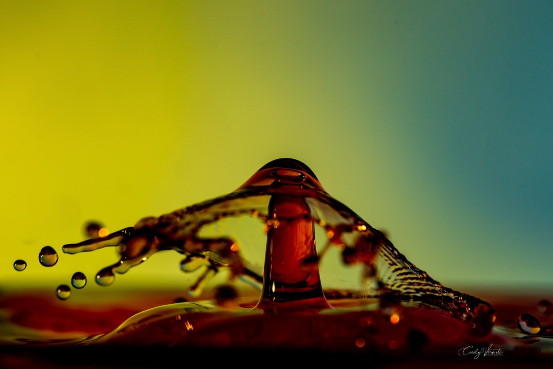 Red Water Drop - Etsy