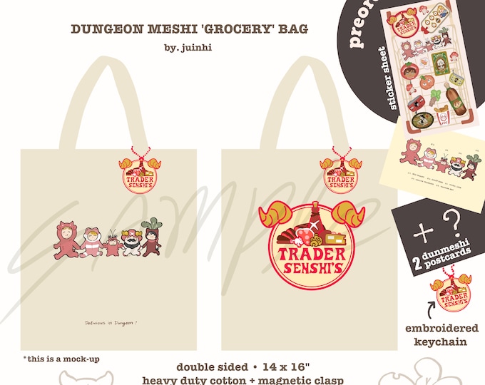PREORDER Dungeon Meshi Bag - Etsy