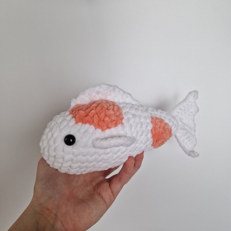 Adorable Crochet Koi Fish, Handmade Amigurumi Plush - Etsy