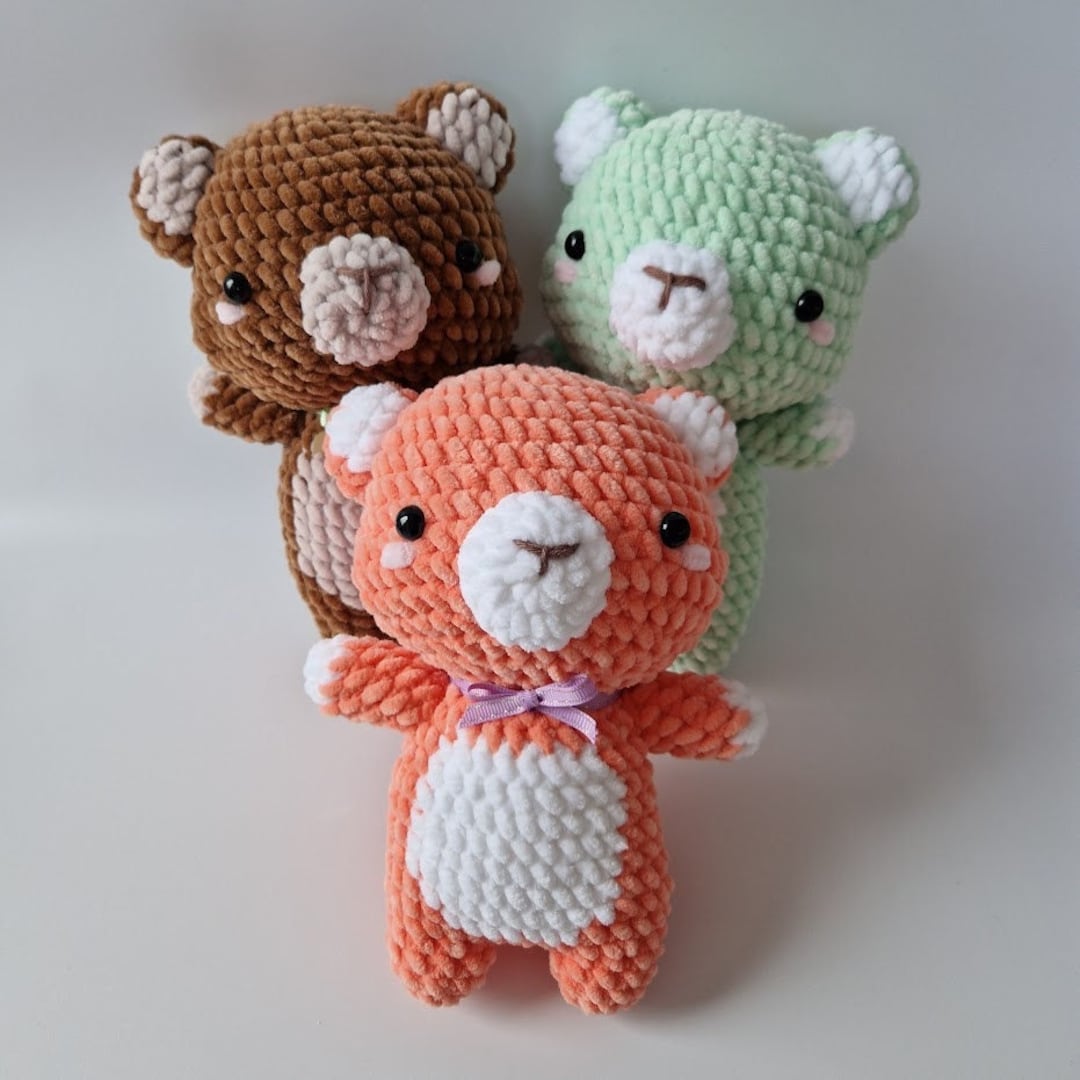 Custom Crochet Cute Animals, Handmade Amigurumi Plush - Etsy