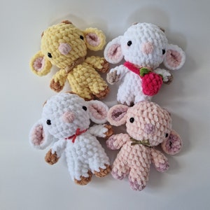 Adorable Crochet Mini Animals, Handmade Plush Amigurumi - Etsy