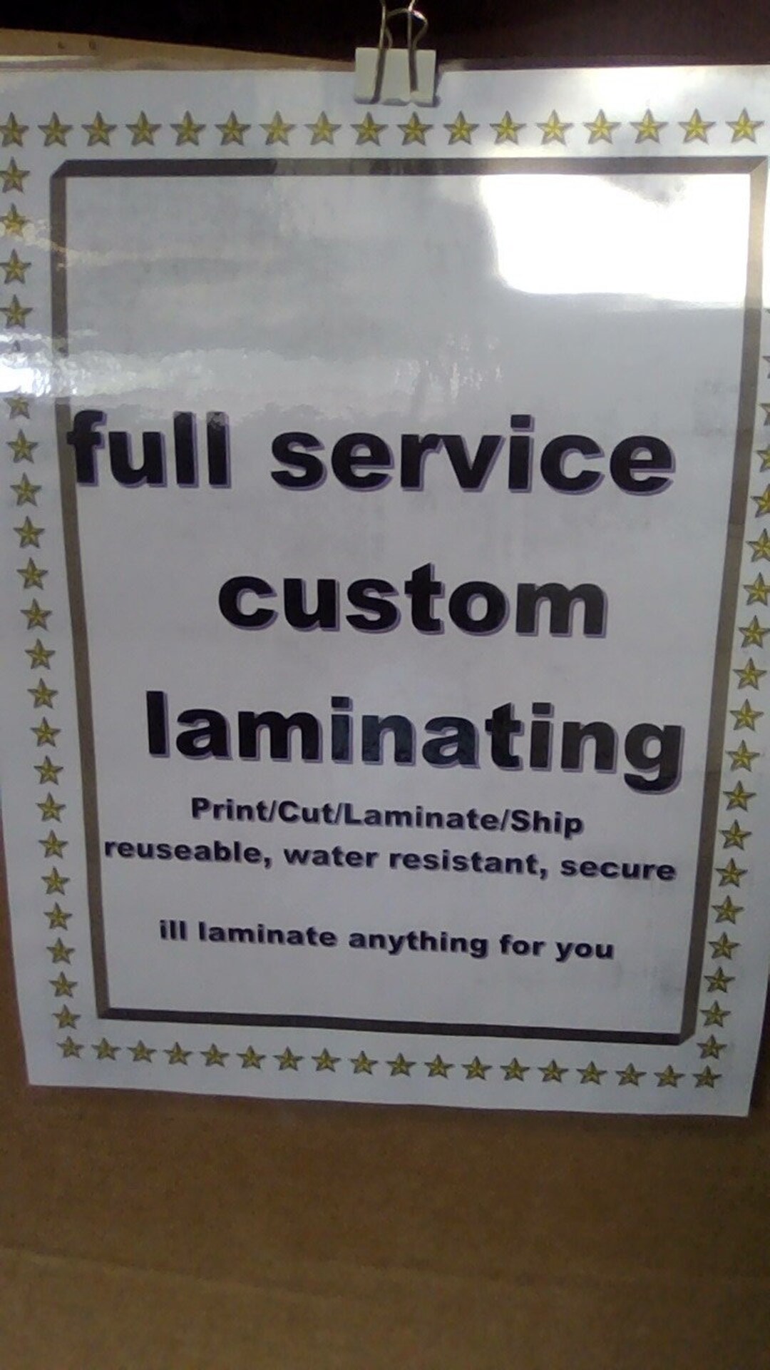 Custom Lamination Services - Etsy