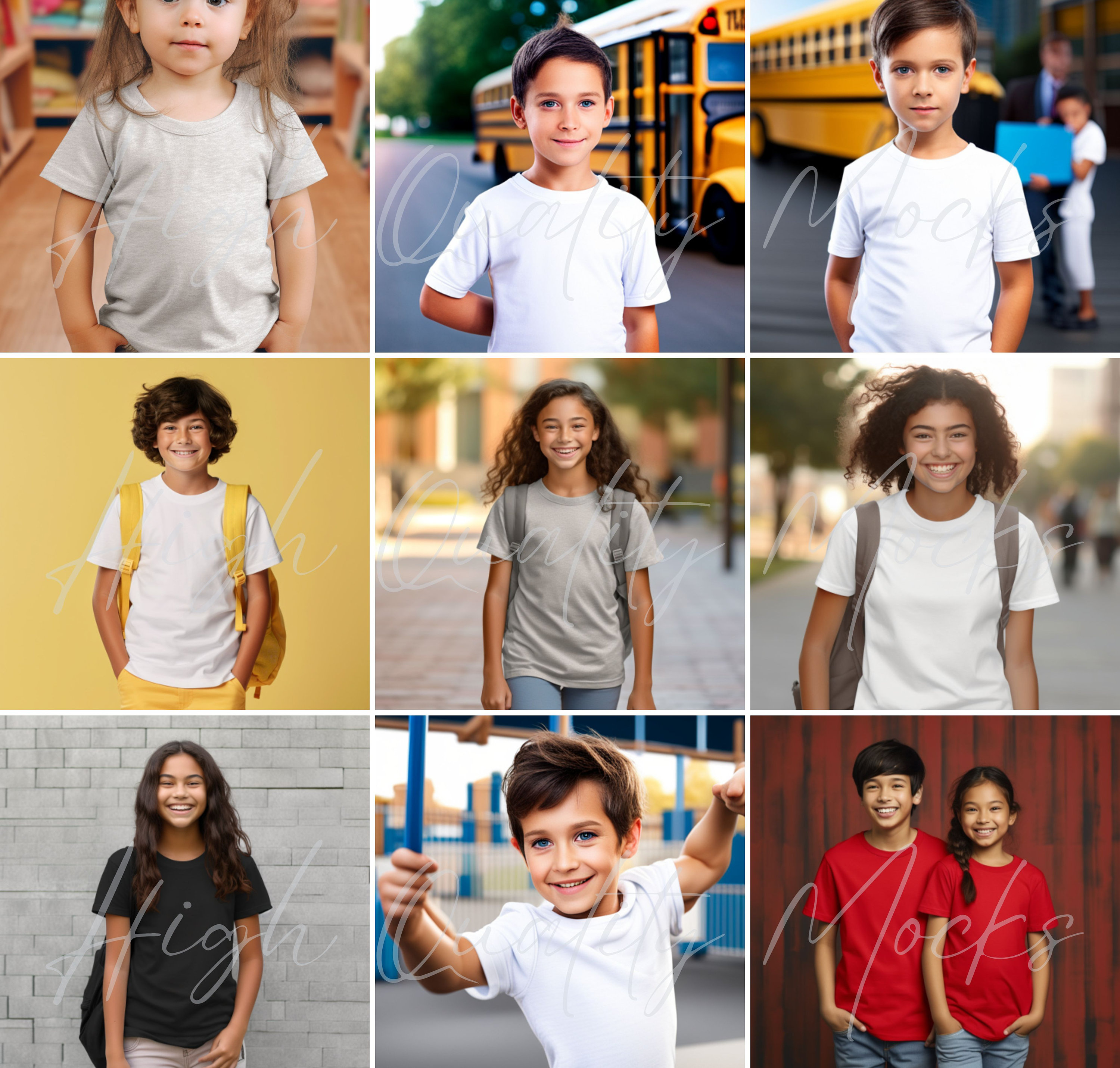 Teacher Student Mockup Bundle, Mockups Classroom, Clothing Mockup Pack ...