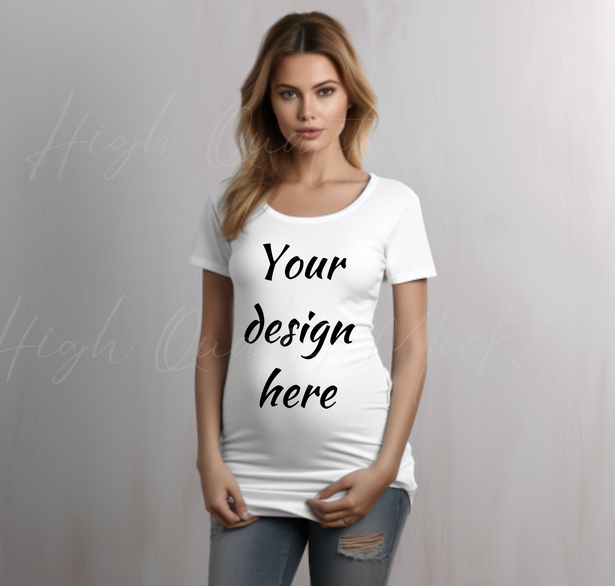 Maternity Shirt Mockup, Pregnancy Shirt Mockup, Maternity Tshirt ...