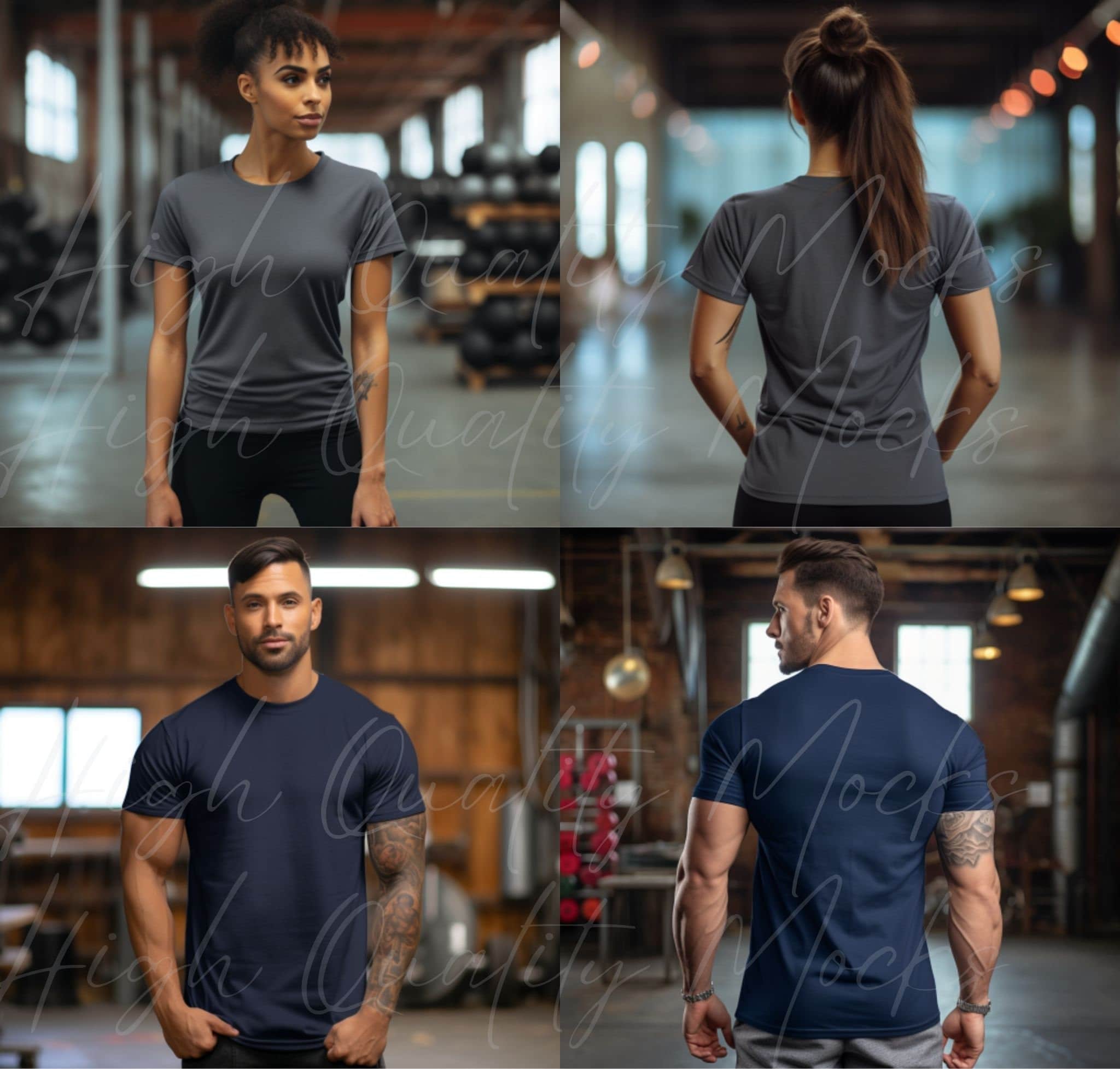 Gym Tshirt Mockup Bundle, Gym Shirt Mockups, Shirt Mockup Gym, Mens ...
