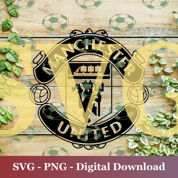 Manchester United Logo Svg - Etsy UK