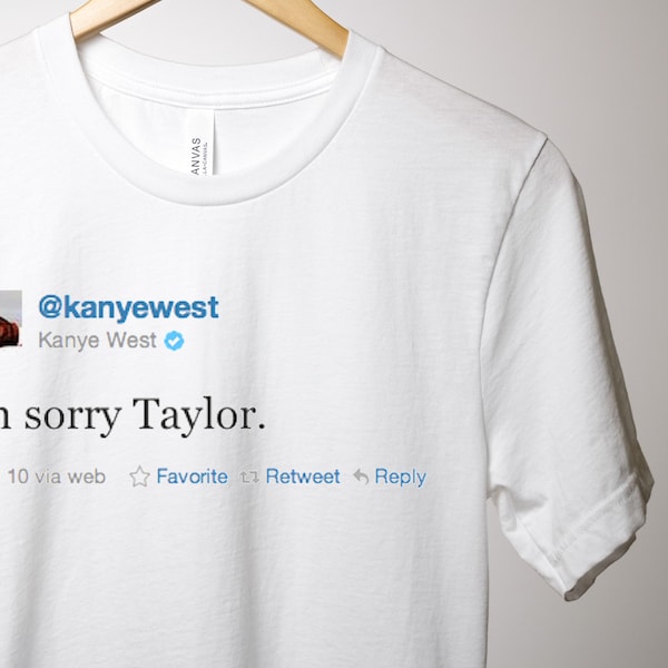 Kanye Taylor Shirt - Etsy