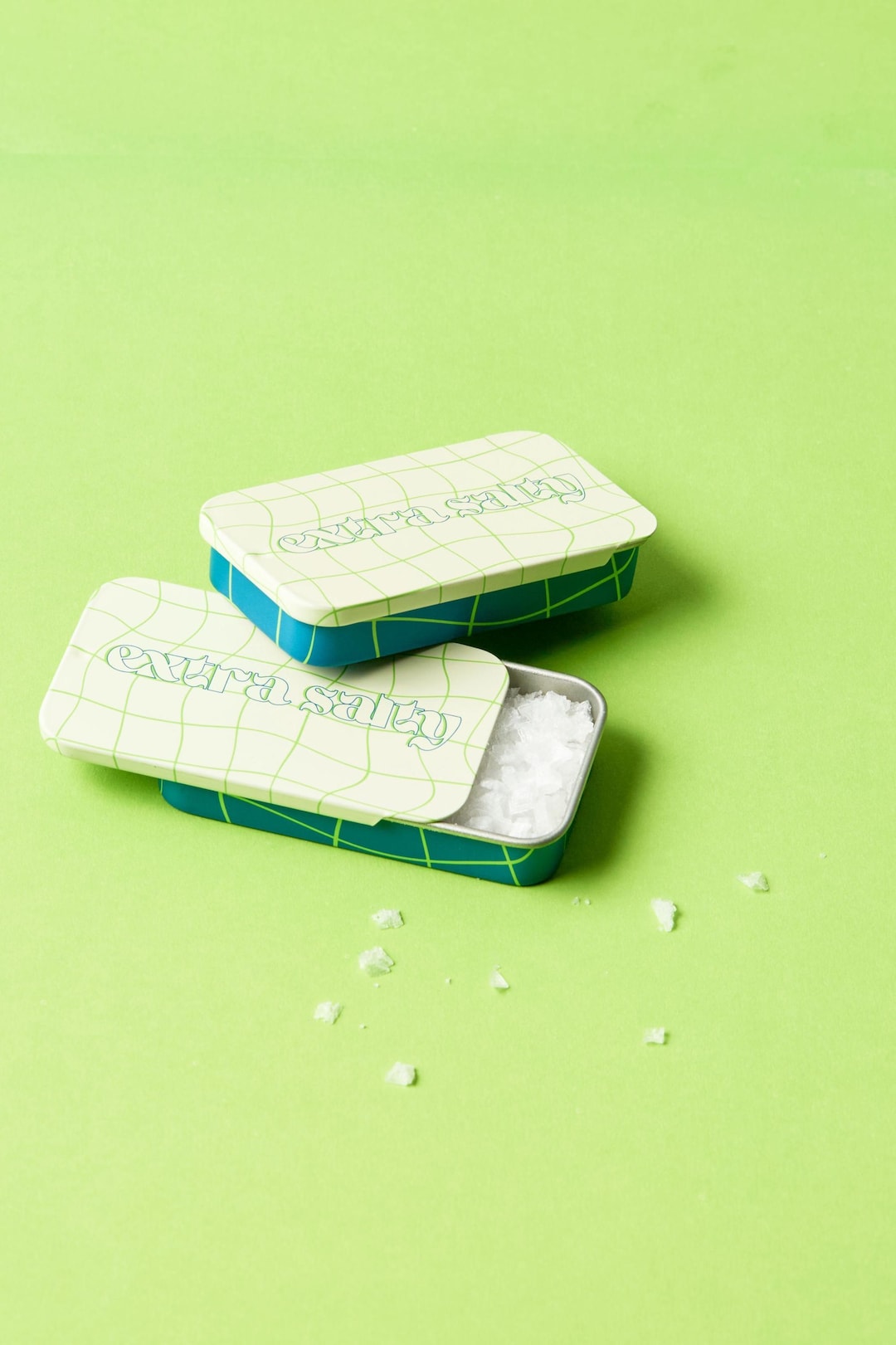 Blue/beige/lime Pocket Salt - Flakey Salt Mini Travel Tin (2-pack ...