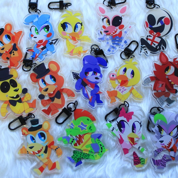 Five Nights at Freddys Keychains - Etsy