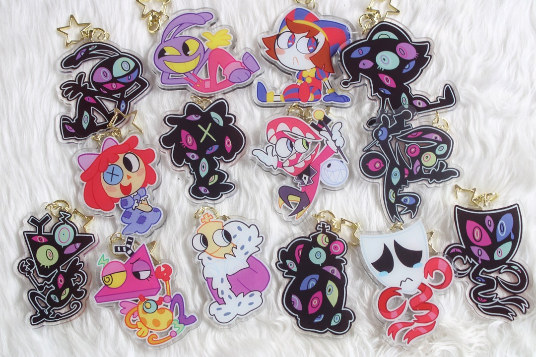 The Amazing Digital Circus Acrilic Double-sided Keychain Charms - Etsy