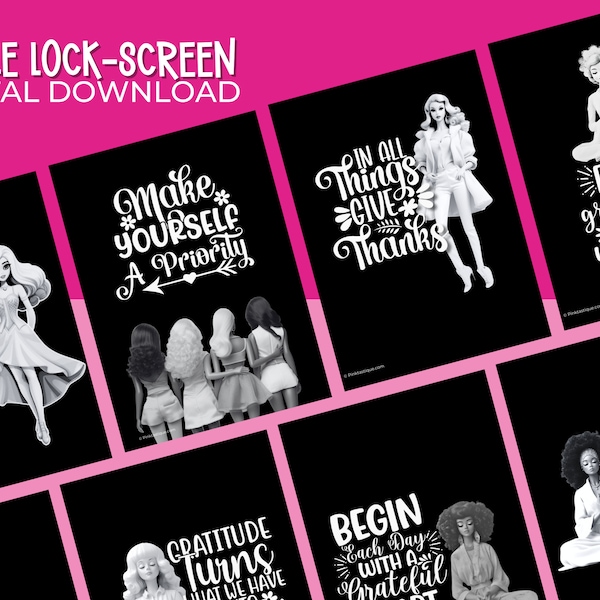 Barbie Lock Screen - Etsy Canada