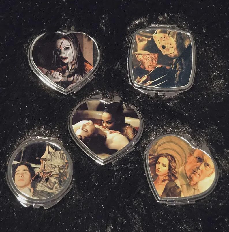 Horror Movie Compact Mirrors, Custom Available - Etsy