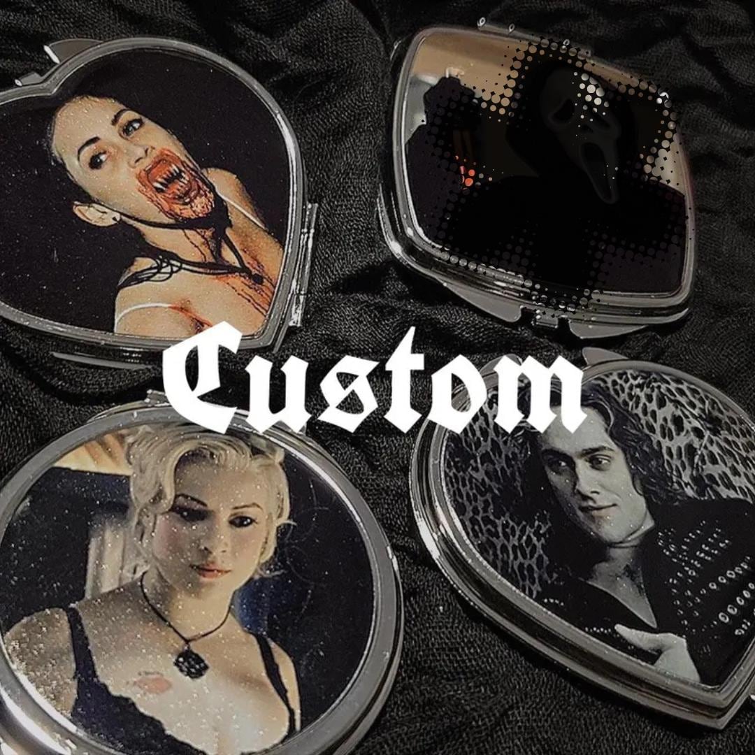 Horror Movie Compact Mirrors, Custom Available - Etsy