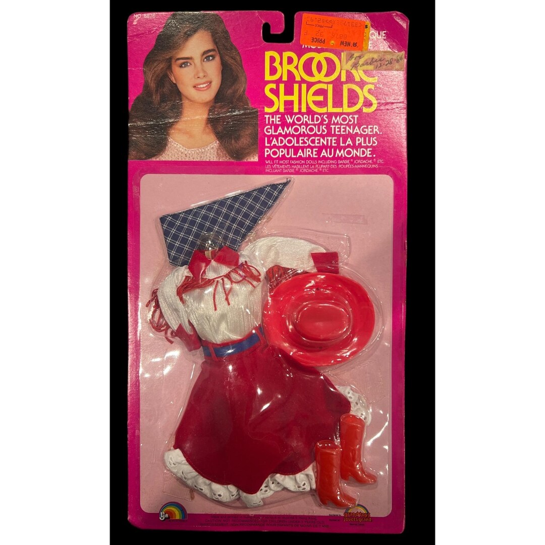 Vintage Brooke Shields Doll Clothing Cowgirl Outfit, Sealed NOS 1982 ...