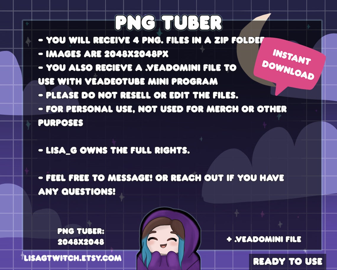 WIZARD FROG Pngtuber | Png-tuber Model for Twitch, Youtube, Discord | Streaming Graphics | Cute ...