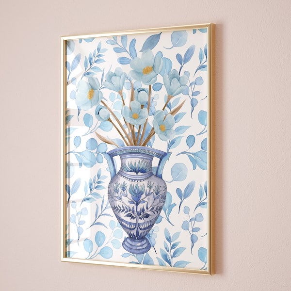 Blue Cottagecore Art - Etsy