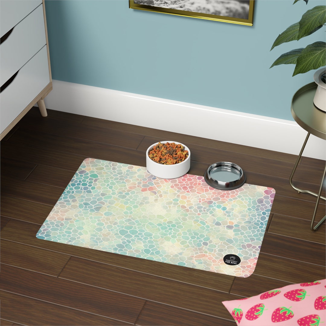 Bubbles Pet Food Mat (12x18) - Etsy