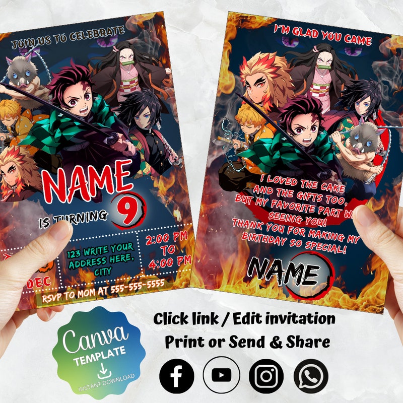 Kids Demon Slayer Svg - Etsy