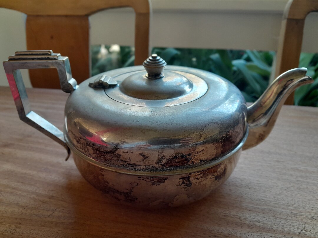 Vintage Art Deco Empire Plate EPNS Silver Plated Stepped - Etsy