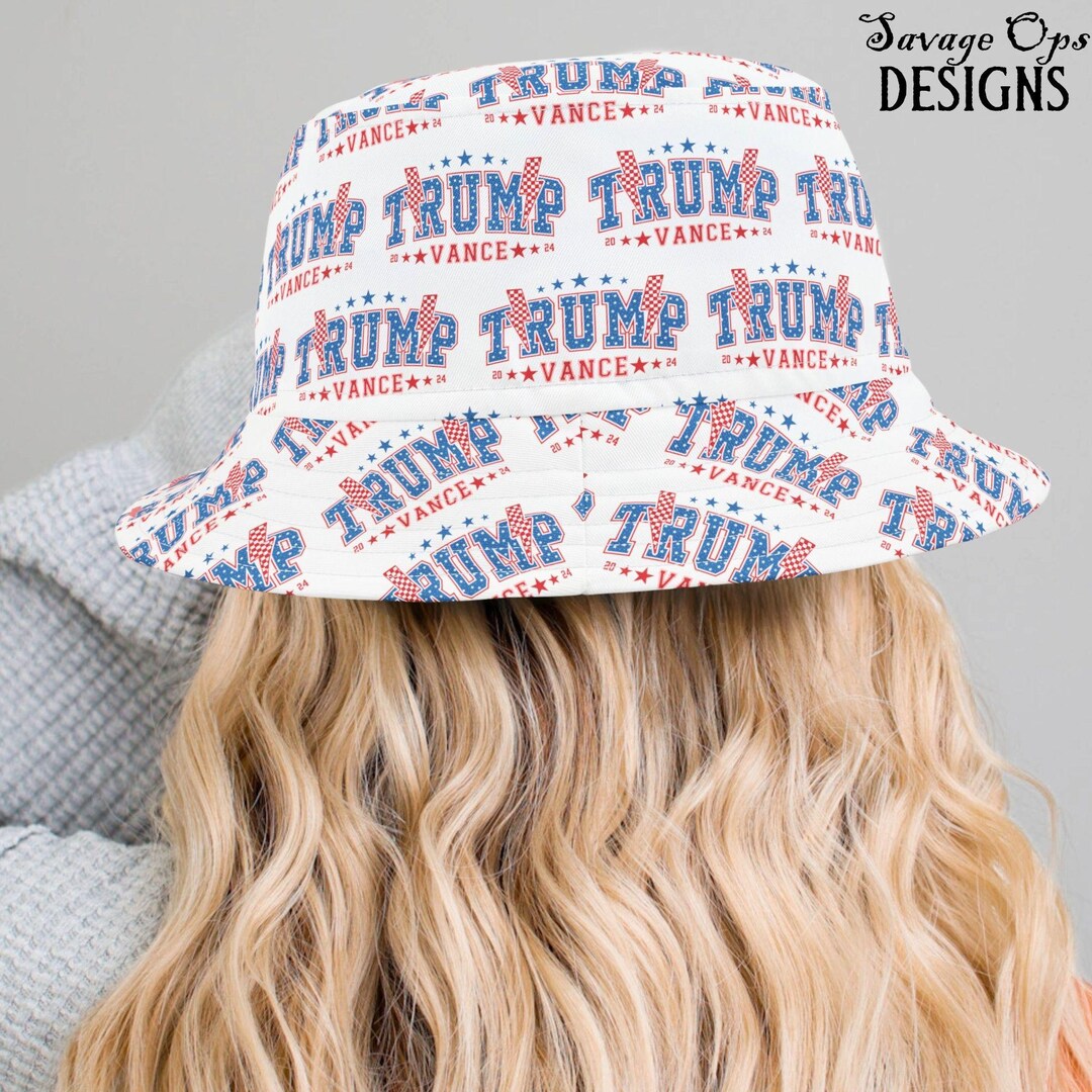 Trump Vance 2024 Bucket Hat, MAGA Republican Gift, Pro-trump Political ...